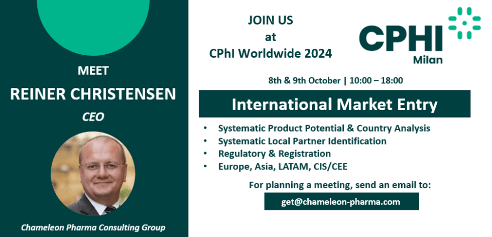 CPC at CPHI 2024 - Chameleon Pharma Consulting